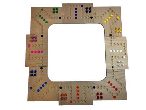 Tokkenspel Puzzel 4 tot 8 personen - Tokkenspel